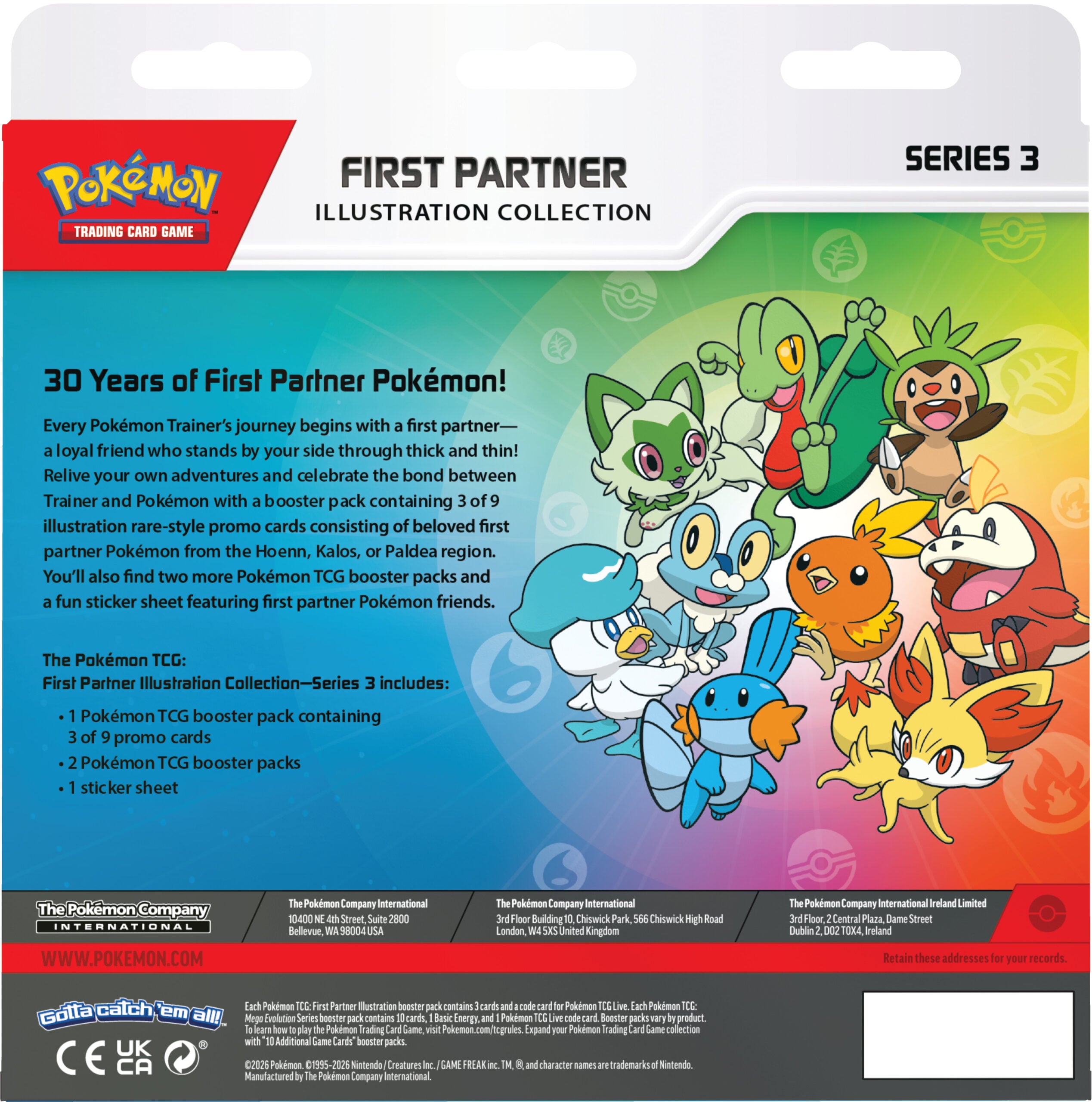 Pokémon TCG: First Partner Illustration Collection Series 3 – Español ...